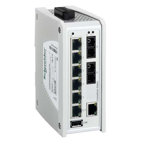 SE switch Modicon Networking premium neupravljivi switch 7 bakarnih portova 2 porta za single-mode optička vlakna