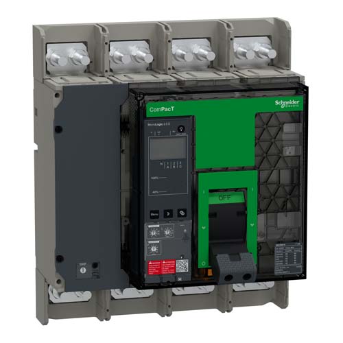 SE Circuit breaker ComPacT NS1000H 70kA at 415VAC 4P fixed manually operated MicroLogic 2.0E control unit 1000A