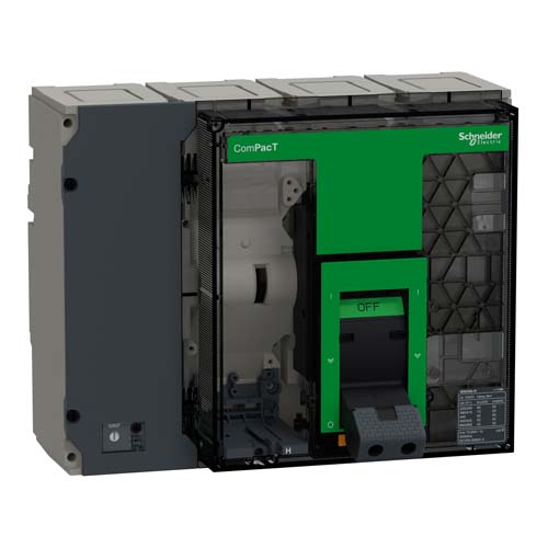 SE Circuit breaker frame ComPacT NS630bH 70kA at 415VAC 630A 4P fixed manually operated without control unit