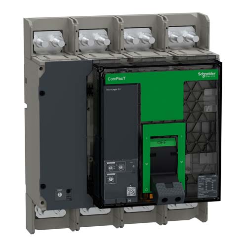 SE Circuit breaker ComPacT NS1000H 70kA at 415VAC 4P fixed manually operated MicroLogic 2.0 control unit 1000A