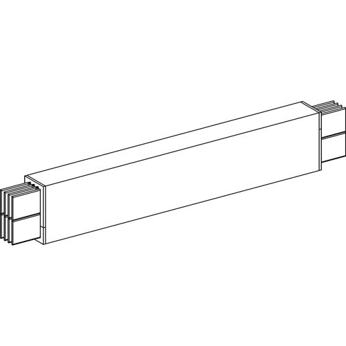 SE Straight feeder length Canalis KR copper 3200A 3L+N/3L+PE/3L+PEN made to measure length 1m-1.5m grey RAL7030