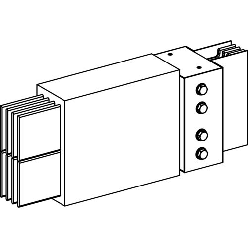 SE Adaptor Canalis KRC copper 3200A 3L+N/3L+PEN fixed length 600mm interconnection with Canalis KTC 3L+N+PE/3L+PEN