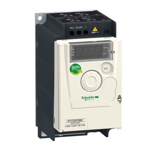 SE variable speed drive Altivar 12 0.37kW 0.55hp 200 to 240V 1 phase with heat sink lot of 14