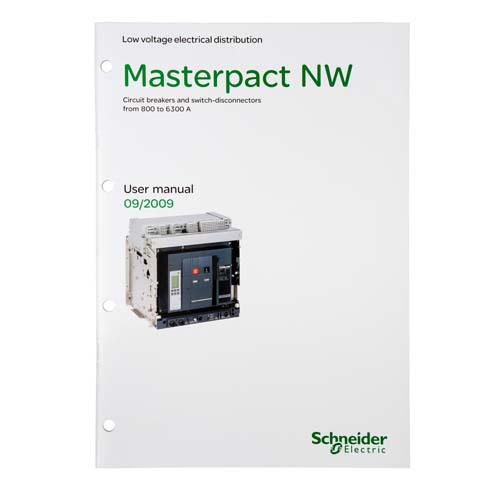 SE User manual MasterPact NW english spare part