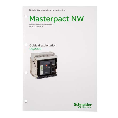 SE User manual MasterPact NW french spare part