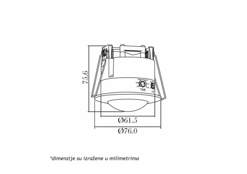 SENZOR ST302(ST41) CRNI