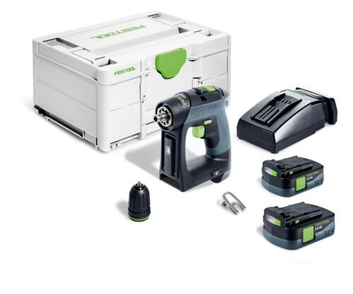 Festool CXS 12 2,5-Plus Baterijska bušilica - odvijač, 2x bat + punjač u koferu