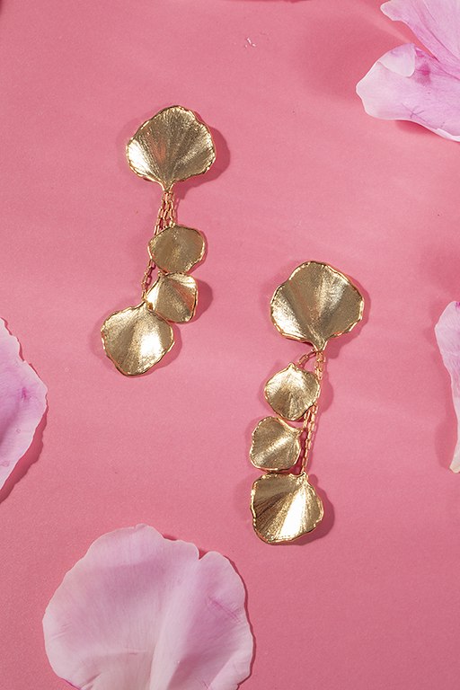 Orchid Drop Earrings