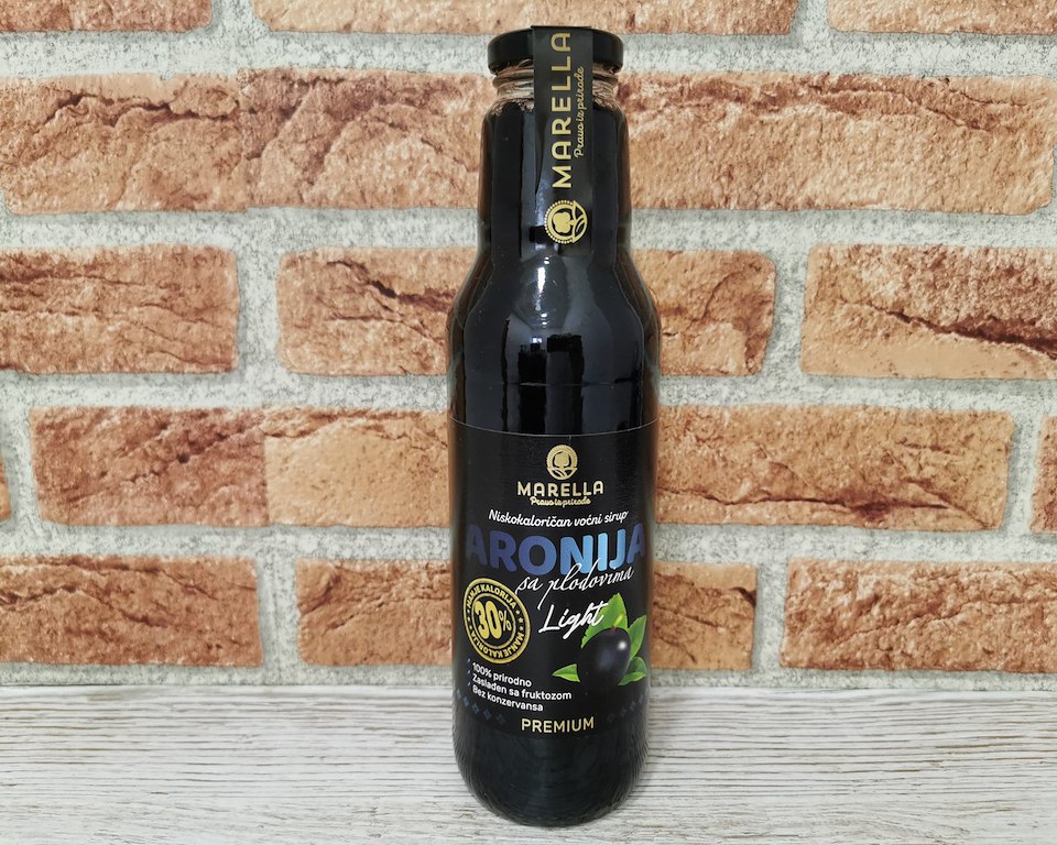 Sirup aronija bez šećera 0,75l