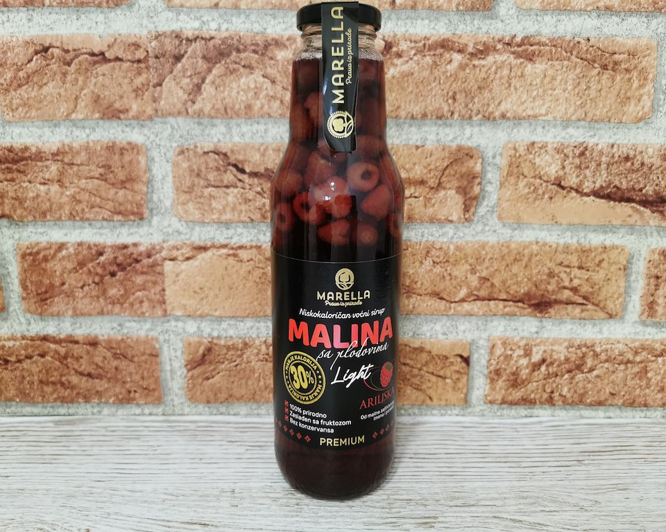 Sirup malina bez šećera 0,75l