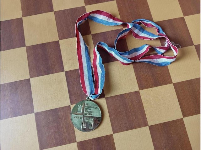 Medalja Prvo mesto - Ekipno omladinsko SFRJ 1989 (sah)