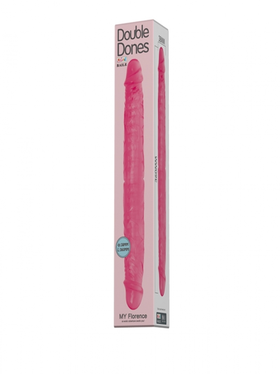 Dvostruki dildo u roze boji Florence BW10011M