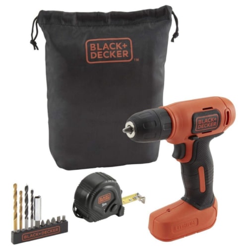 BLACK & DECKER BDCD8GPA Akumulatorska bušilica-odvrtač + set od 10 nastavaka