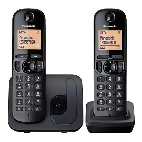 Bežični telefon Panasonic KX-TGC 212 FXB Crni - duo Outlet