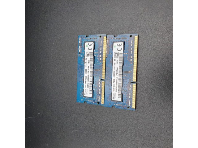 RAM memorija za SK hynix 8gb (2x4gb) PC3L LOW DDR3