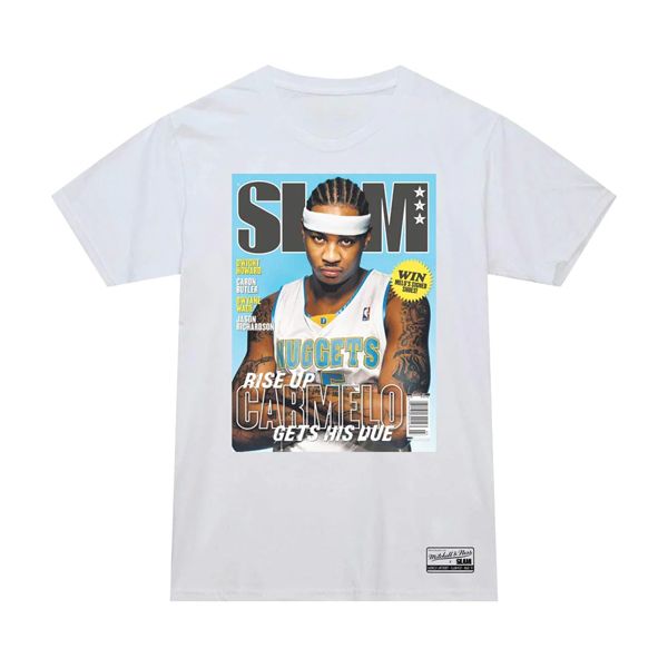 NBA SLAM TEE NUGGETS CARMELO ANTHONY 'WHITE'