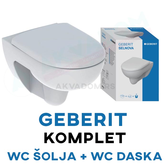 Set geberit 501.752.00.1 wc solja selonva i daska