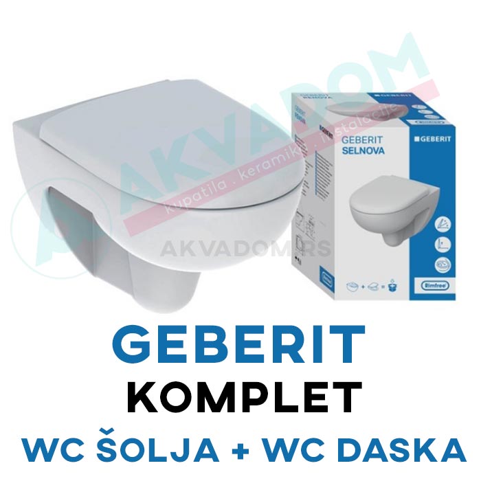 KOMPLET Geberit wc solja daska 501.751.00.1