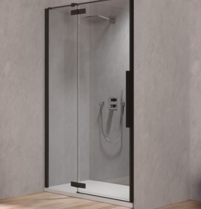Tuš Vrata | Kolpa San - Polaris - Black - 90x200