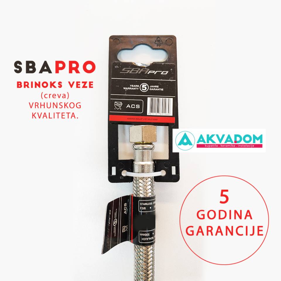 BRINOX ZA BATERIJE 3/8 60 CM