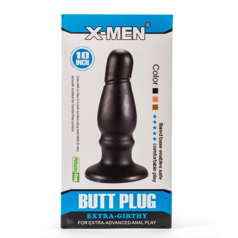 X-Men 10" Extra Girthy Butt Plug, XMEN000166 / 8065