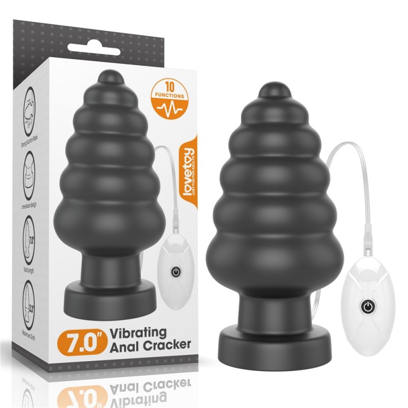 7" King Vibrating Anal Cracker, LVTOY00513 / 7357