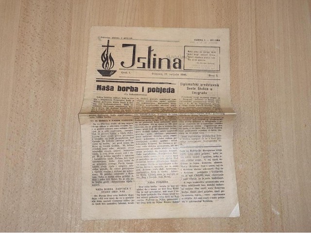 Istina - Đakovo 17. Veljače 1946. godine