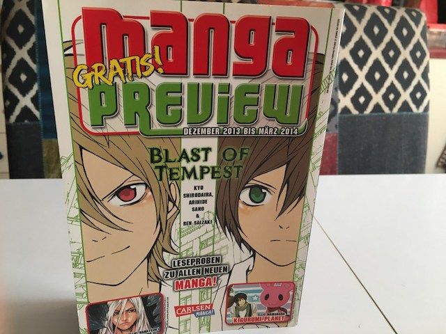 Manga Preview dezember 2013. bis marz 2014.