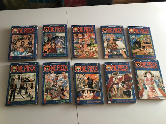 One Piece  2-10  lot stripova