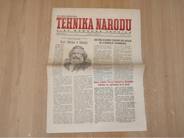 Tehnika narodu - 16. Mart 1949. godine