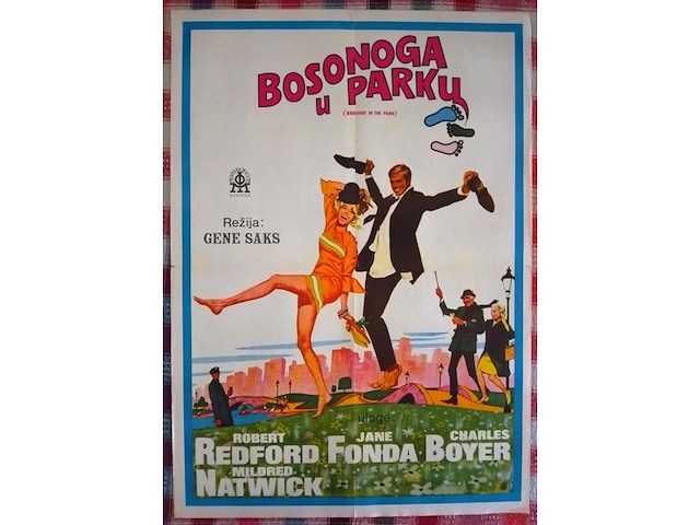 plakat BOSONOGA U PARKU (Jane Fonda)