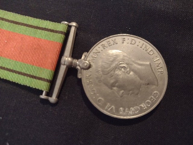 Defence medal Britanija drugi svetski rat