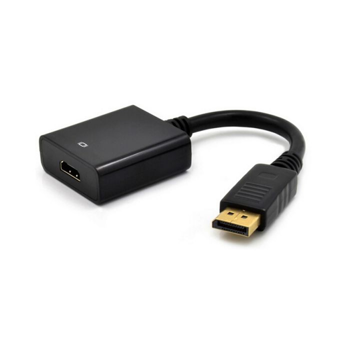 Adapter E-Green DisplayPort (M) - HDMI (F) Black