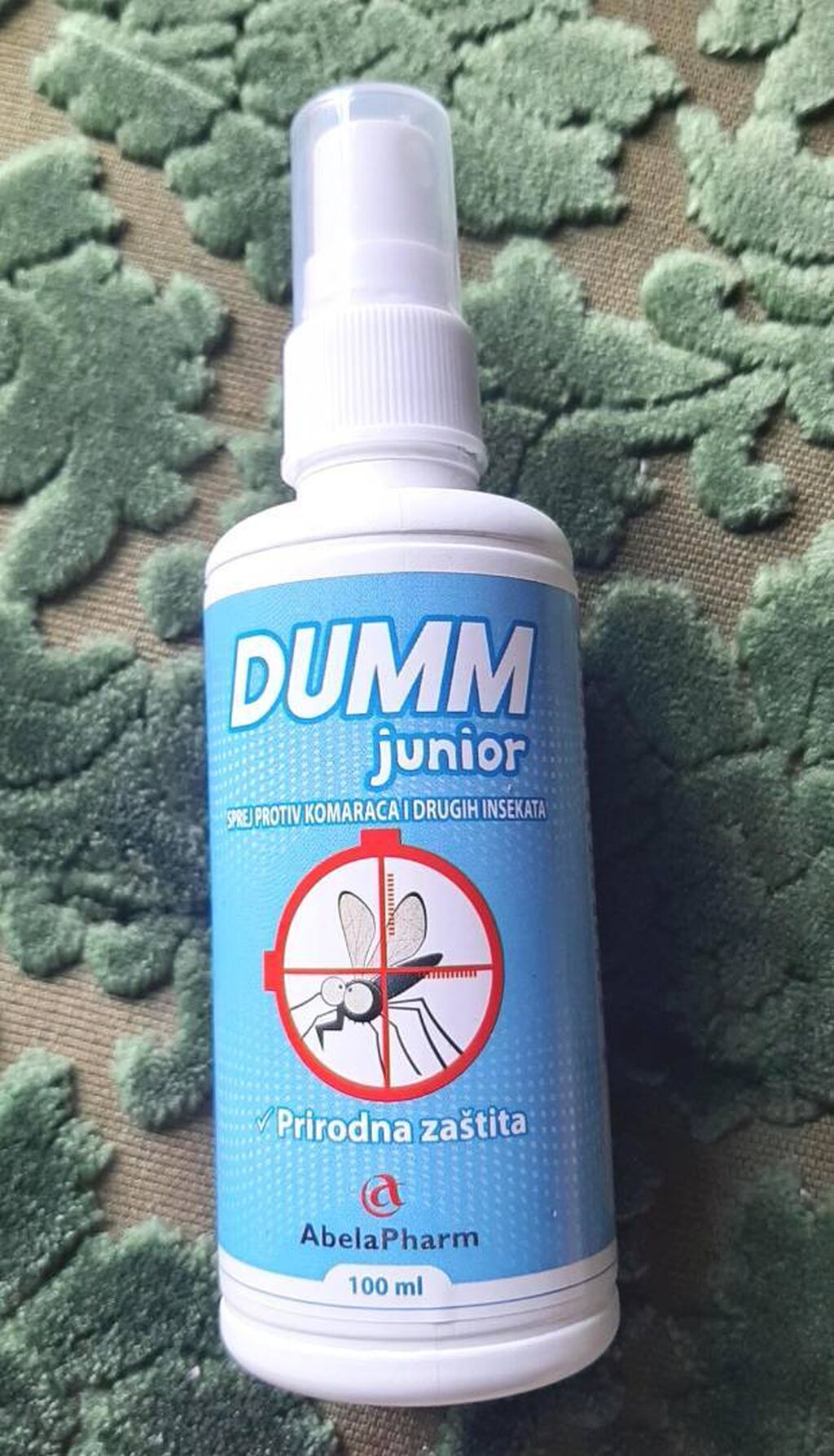 Dumm Junior sprej protiv komaraca 100ml Novo, nekorišćeno. Delovanje