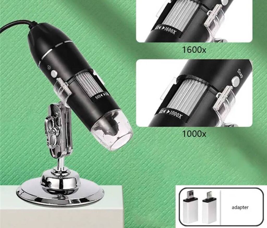 Nov elektronski mikroskop sa uveličanjem 1600 x. Ima vakum šolju za
