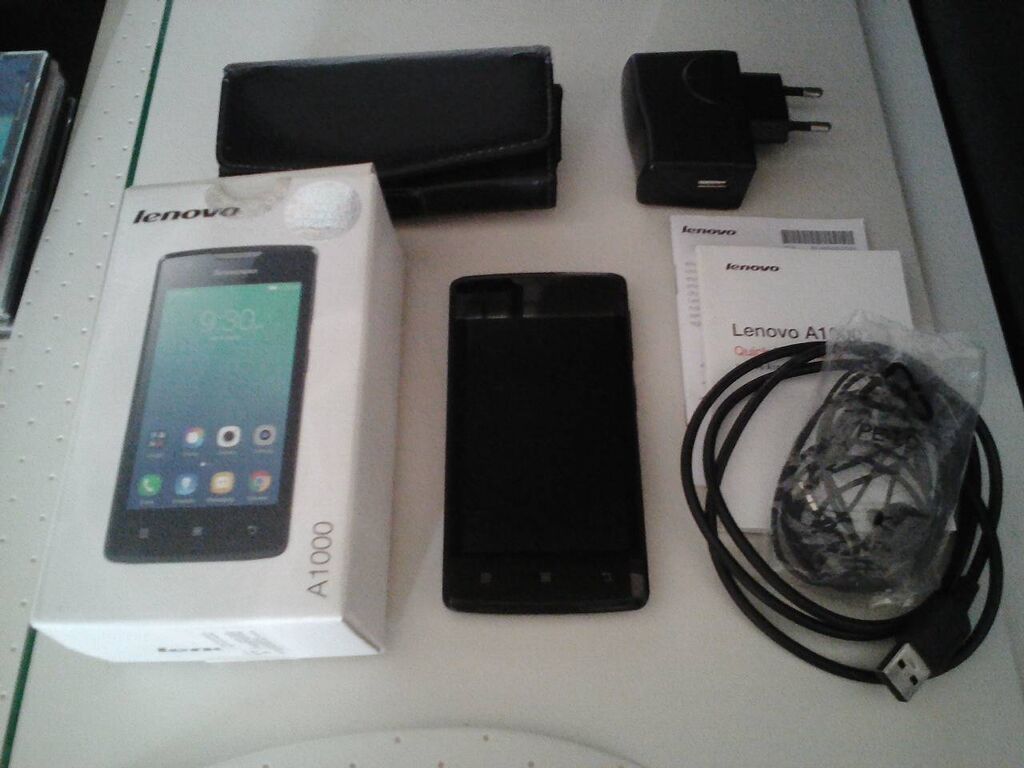 Lenovo A1000, 8 GB, bоја - Crna, Sensory phone, Dual SIM cards, With documents