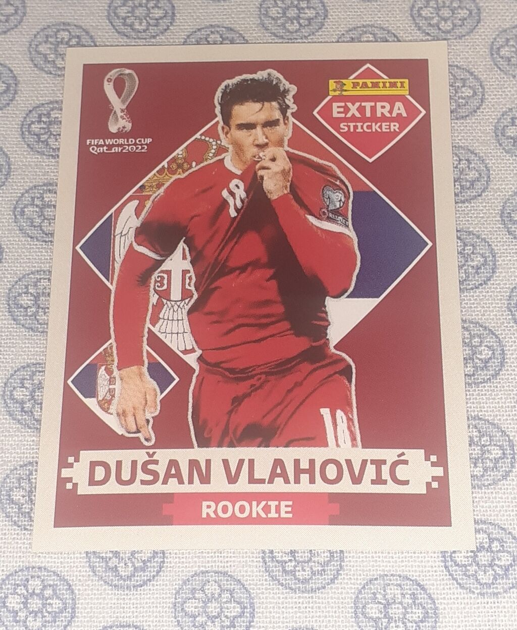 Prodajem extra stiker Dusana Vlahovica