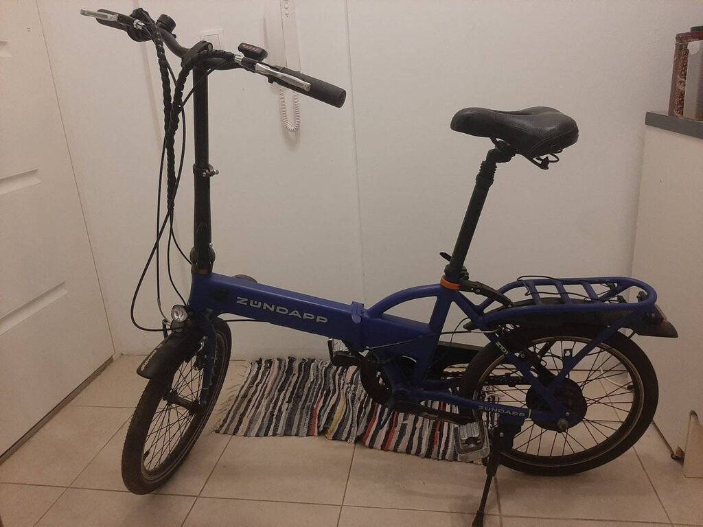 Prodajem električni RASKLOPIVI bicikl ZUNDAP Z101, malo koriscen