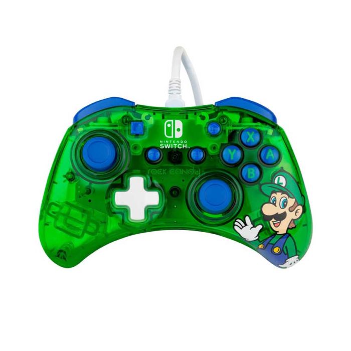 Gamepad PDP Wired Controller Rock Candy Mini Luigi SWITCH