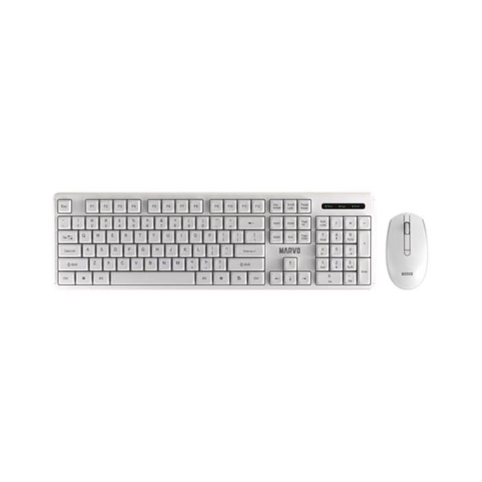 Tastatura + miš Marvo WS005 Wireless White