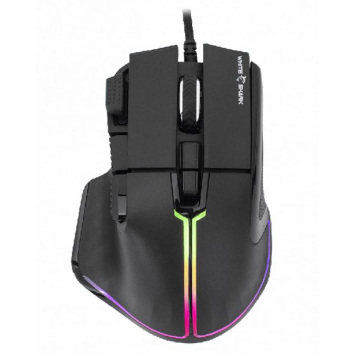 Miš White Shark Marrok GM-9006 RGB Black