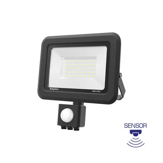 REFLEKTOR LED 10W/6500K IP65 SA SENZOROM FLOODLIGHT BRAYTRON BT60-41031