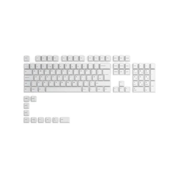 Kapice za tastaturu Glorious GPBT - Arctic White - ISO - UK Layout