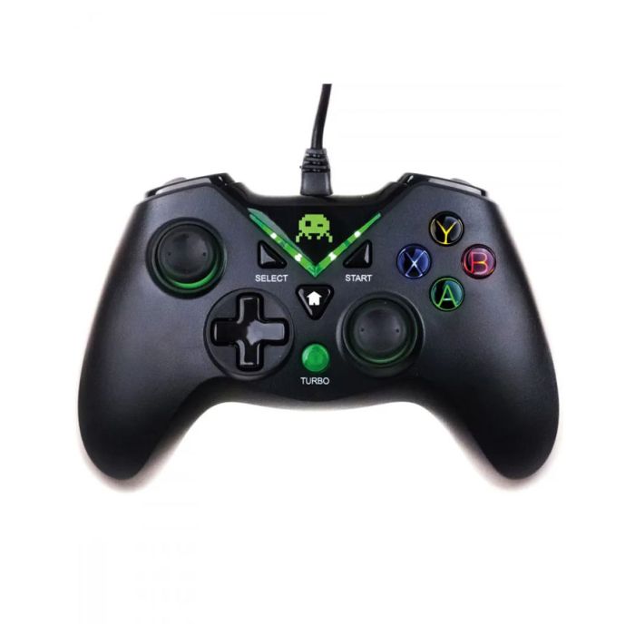 Gamepad Freaks And Geeks - Wired Controller - 3m Extra Long Cable - Black