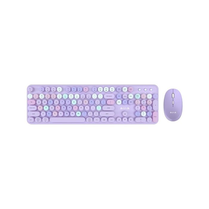 Tastatura i mis Aula AC306 Purple