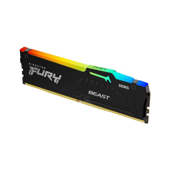 Ram memorija Kingston DIMM DDR5 32GB 6000MT/s KF560C40BBA-32 Fury Beast RGB XMP