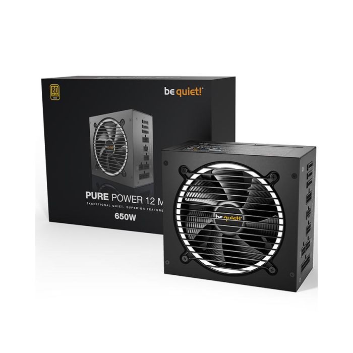 Napajanje Be Quiet Pure Power 12M 650W Gold BN342 Modularno ATX3.0