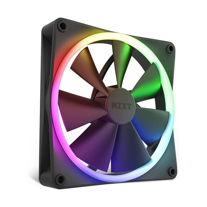 Ventilator NZXT F140 RGB 140mm ventilator Black (RF-R14SF-B1)