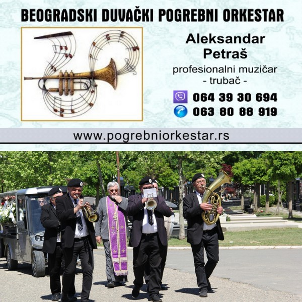 Muzika trubači pogrebni orkestar pleh muzika za sahrane srbija