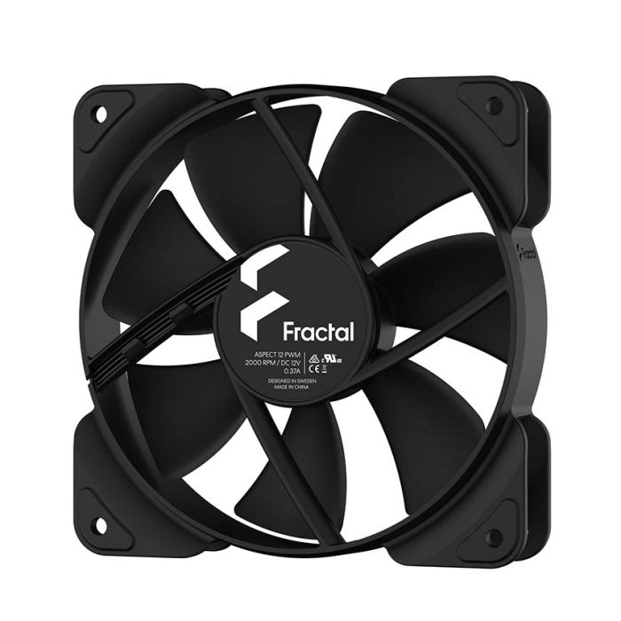 Ventiltor Fractal Design Aspect 12 PWM Black FD-F-AS1-1203 120x120